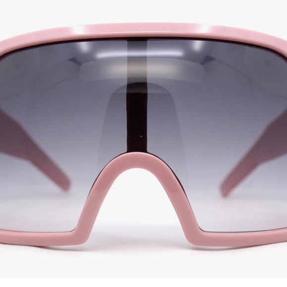 Accessories | Clear Pink Big Aviator Oversized Sunglasses Barbie ...